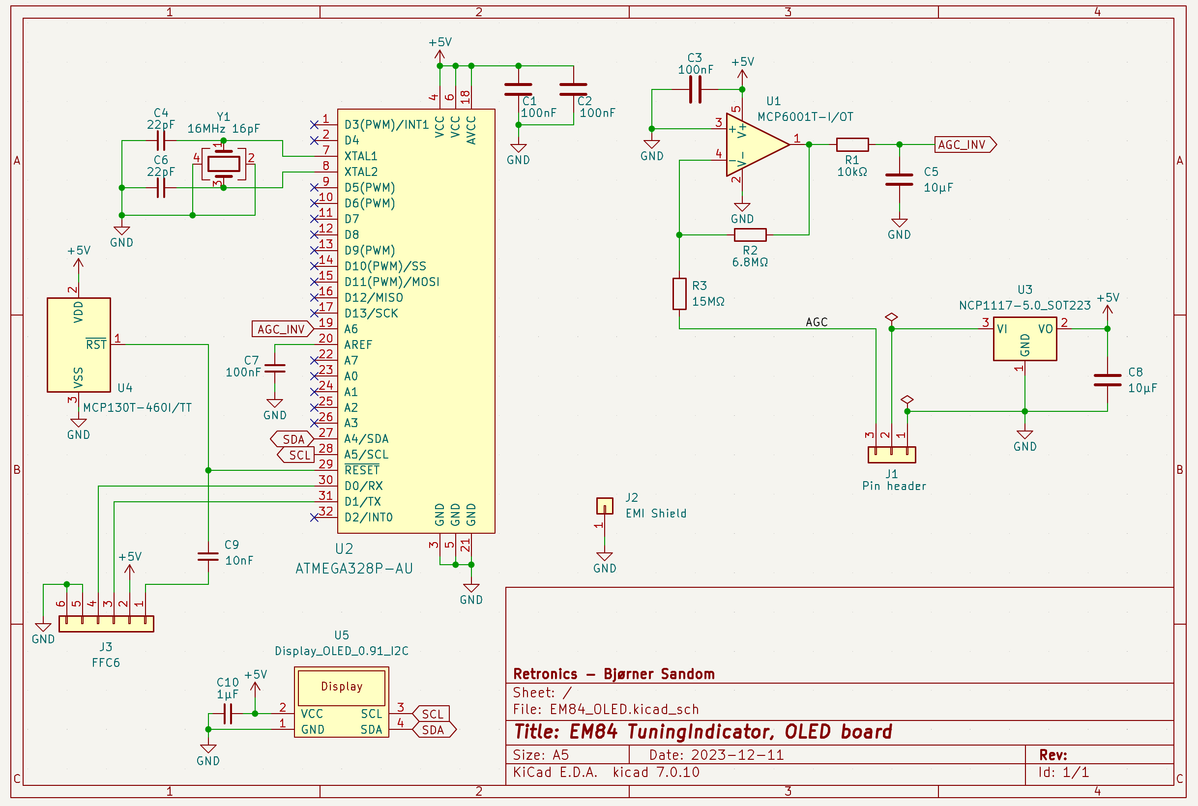 DIY: Digital EM84 “magic eye” replacement – Retronics