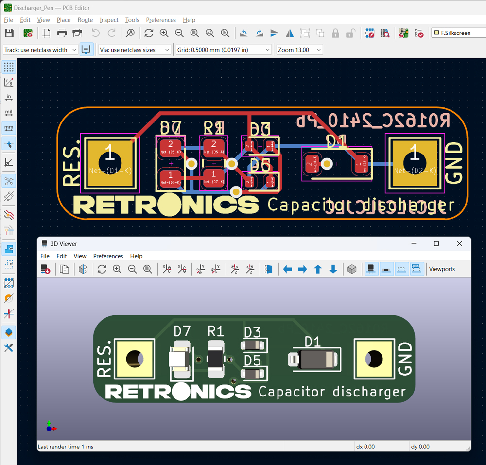 DIY 600 volts capacitor discharger pen – Retronics